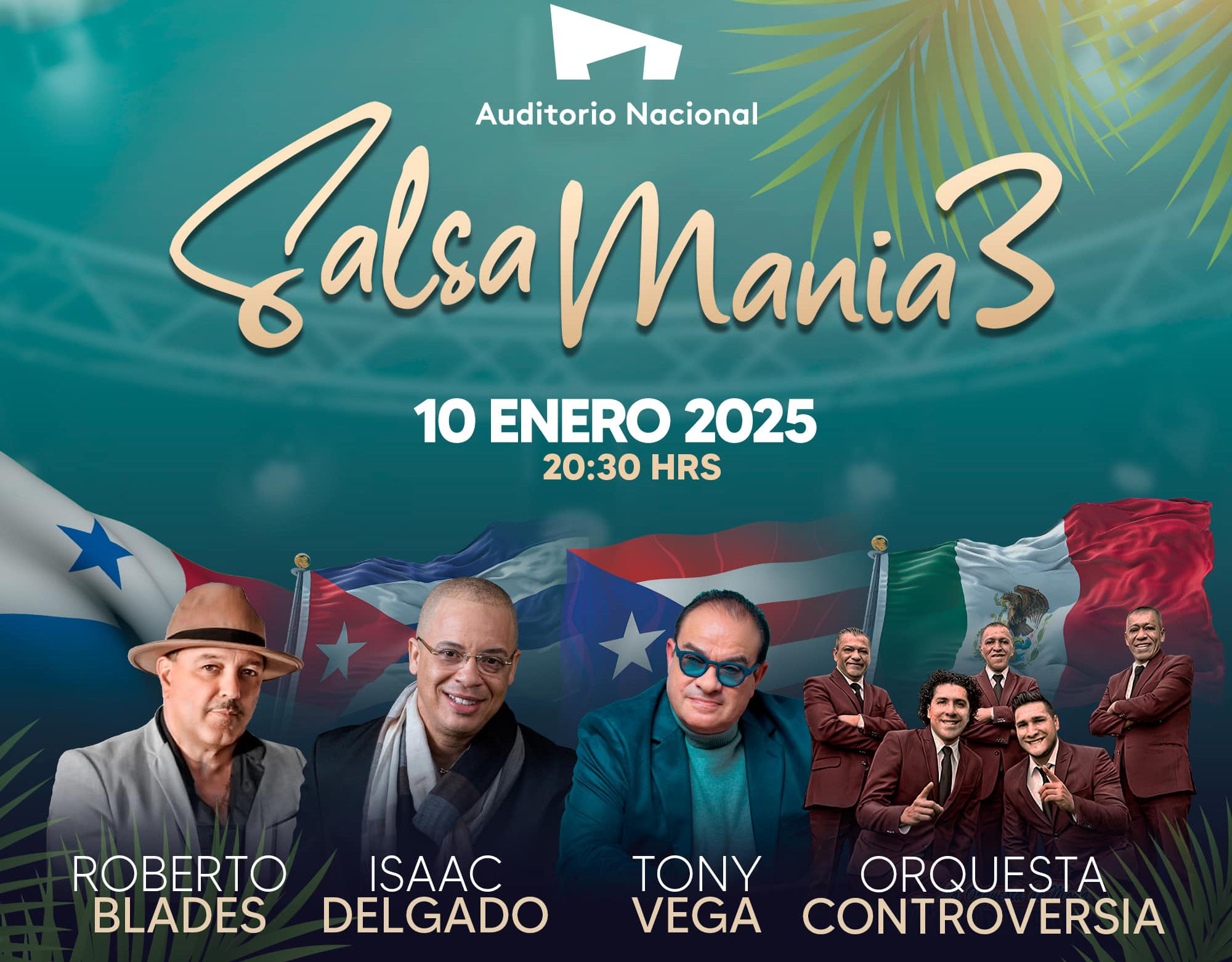 Salsamanía 3 llega al Auditorio Nacional de la mano de Roberto Blades ...